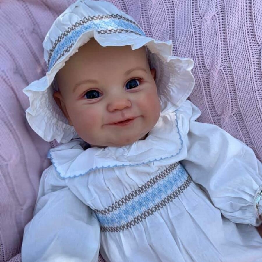60cm Силиконовая кукла Reborn Girl Maddie с кровеносными сосудами