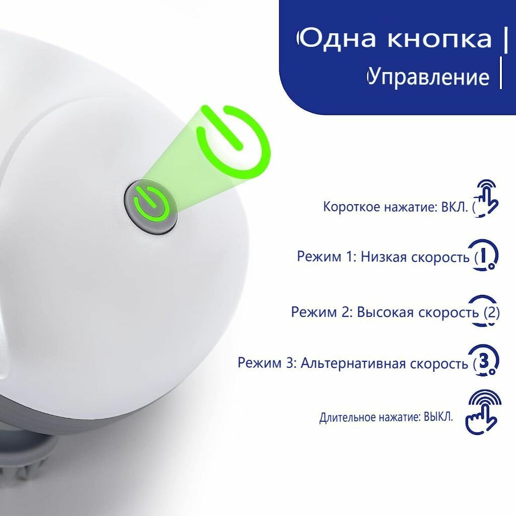 Игрушка для животных "Массаж", IPX7, литиевый аккумулятор, 11 см x 11см x 9 см — фото 1