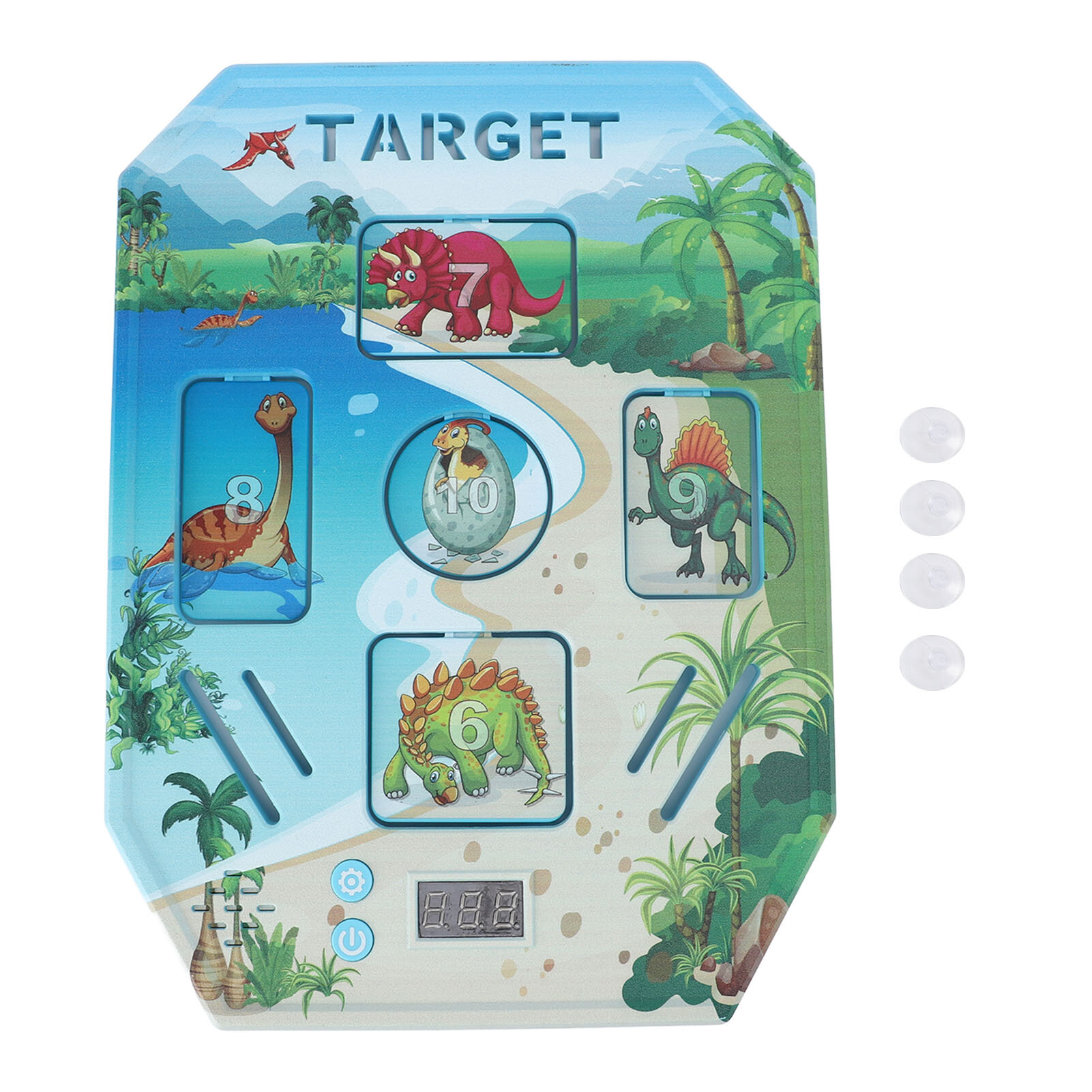 Электронная мишень с подсчетом очков, звуковыми эффектами, автоматическим отскоком и несколькими игр