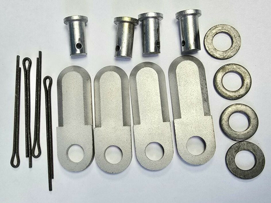 Комплект ножей (4 шт.) для косилок Восход, Заря, КРН