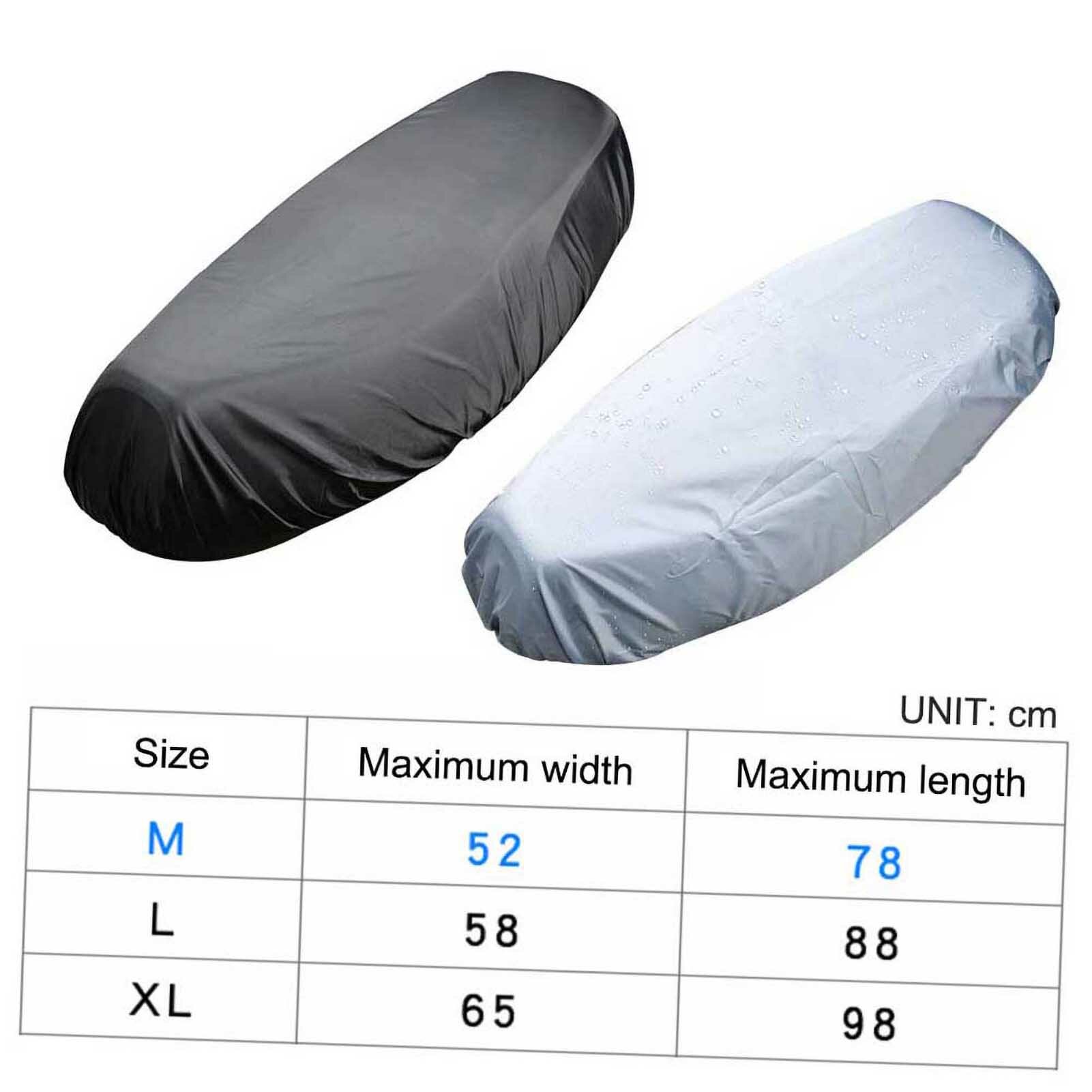 Универсальный солнцезащитный чехол для сиденья мотоцикла, водонепроницаемый и пылезащитный чехол для подушки сиденья скутера, защитный коврик для защиты от солнца