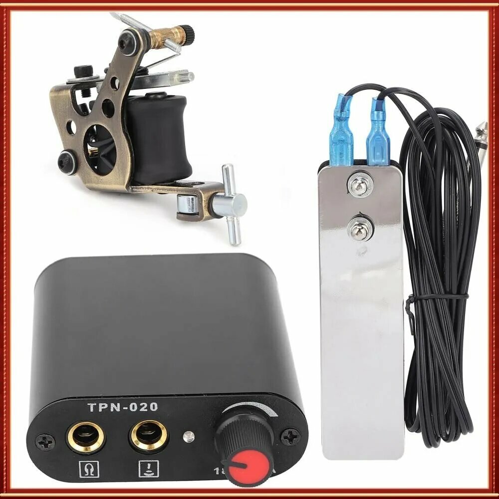 Катушка тату-машина 10 обмоток, идеальный набор для татуировщиков, легкий и тихий в работе