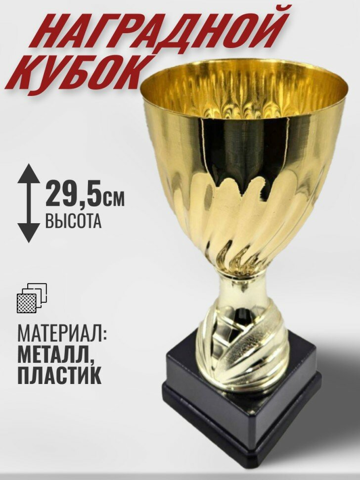 Кубок наградной на пластиковой подставке (29,5см)