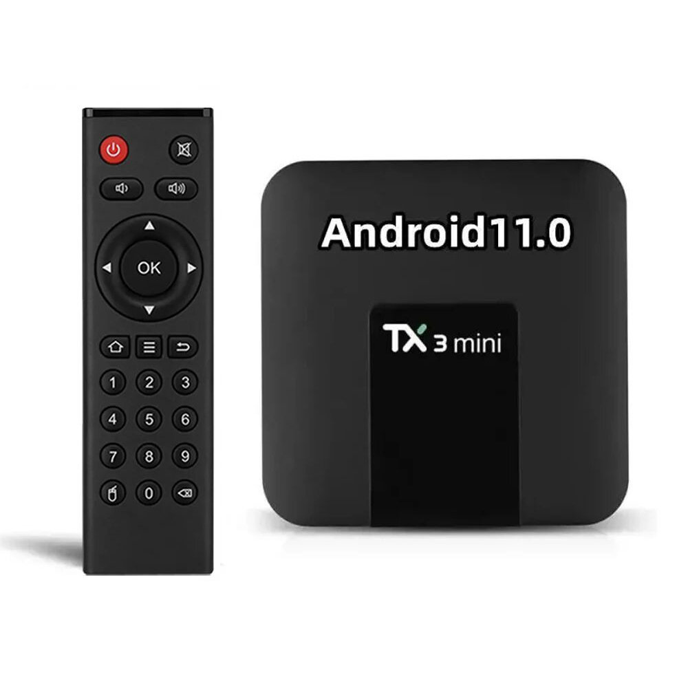 ТВ-приставка TX3 mini 2G 16G Android 11.0 HD 4K Allwinner H313S Dual WiFi 4G 5G ТВ-приставка TX3 Smart H.265 2G 64G TX6 TVBOX