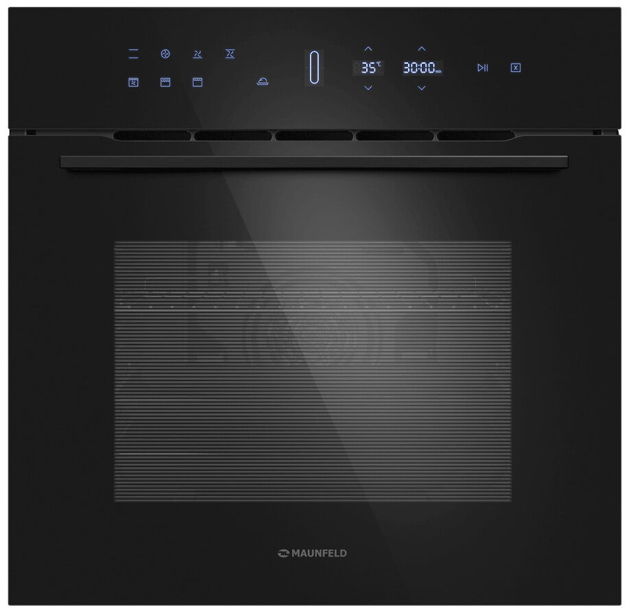 Электрический духовой шкаф Maunfeld MEOH709DB 59 см, 70 л, гриль и конвекция, черный