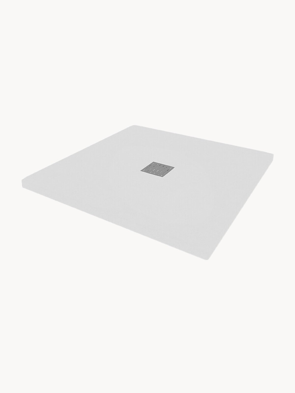 Поддон для душа 90х90 см. Ulitka Flow литьевой мрамор, цвет белый