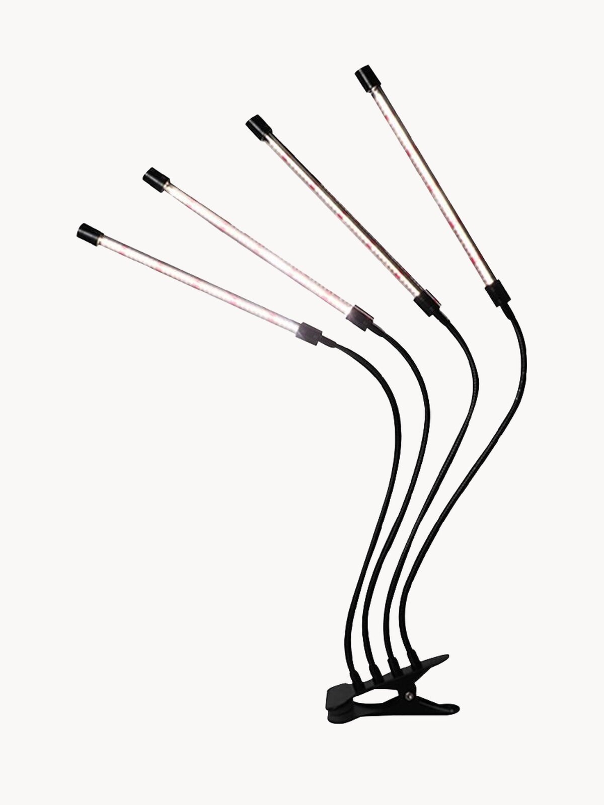 Фитосветильник Фарлайт "На прищепке", 18Вт, 4 лампы, с таймером, полный спектр