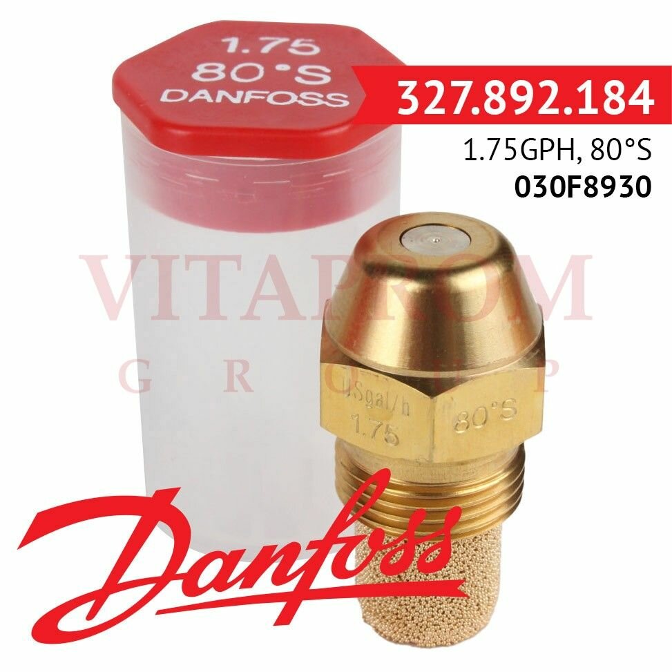 Форсунка Danfoss 1.75GPH, 80S, 030F8930