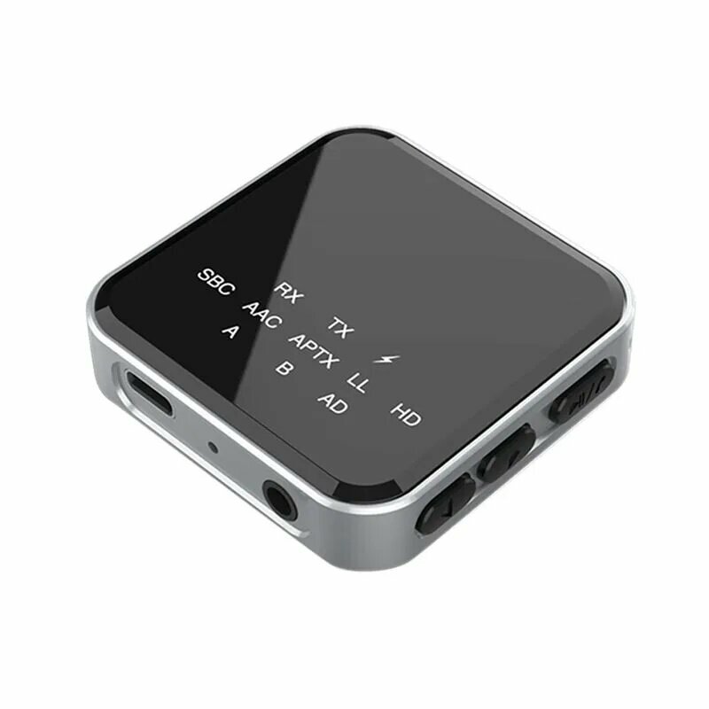 2 в 1 HiFi Bluetooth 5.2 AptX HD Передатчик Приемник Беспроводной 3,5 мм AUX Оптический адаптер AptX для стереосистемы автомобильного ТВ