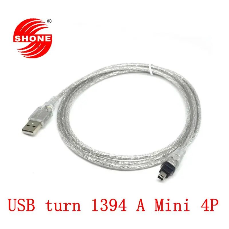 Соединительный кабель USB–1394, кабель для передачи данных Mini 4P, соединительный кабель IEEE IEEE, удлинительный кабель с прямым проводом 1394