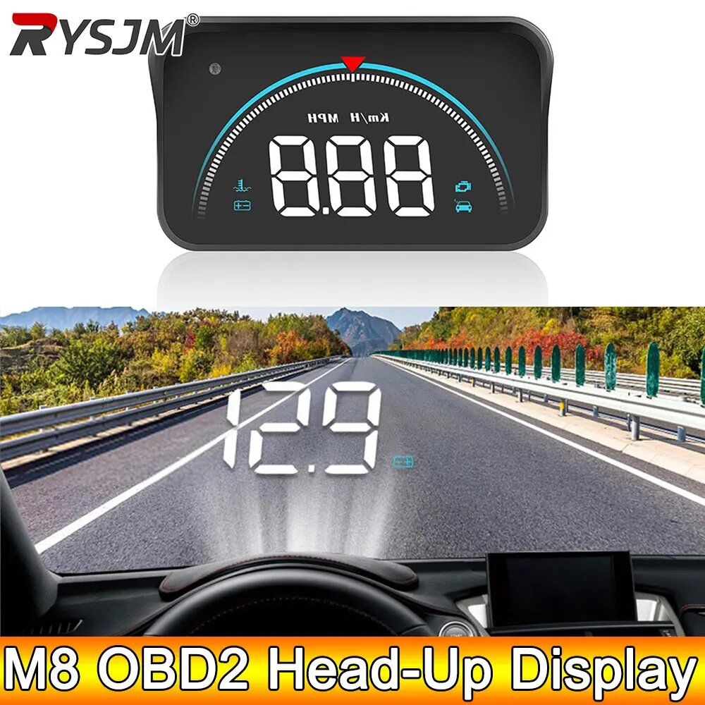 AD M8 OBD2 Проекционный Дисплей, Автоэлектроника Для HUD