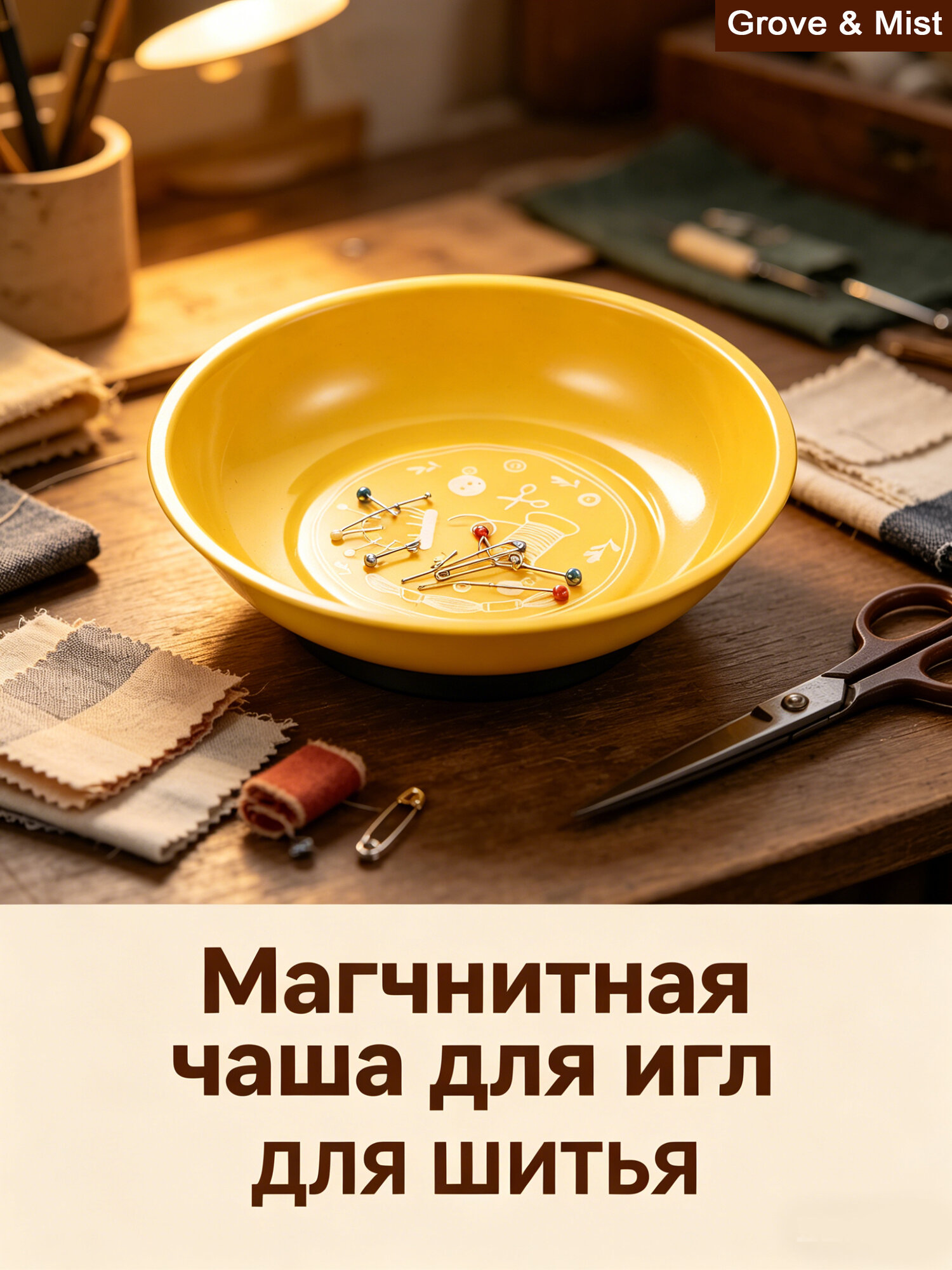 Магнитный держатель для игл DIY держатель для вышивальных игл простой органайзер для булавок тарелка магнитный держатель для игл органайзер для швейных игл держатель для булавок