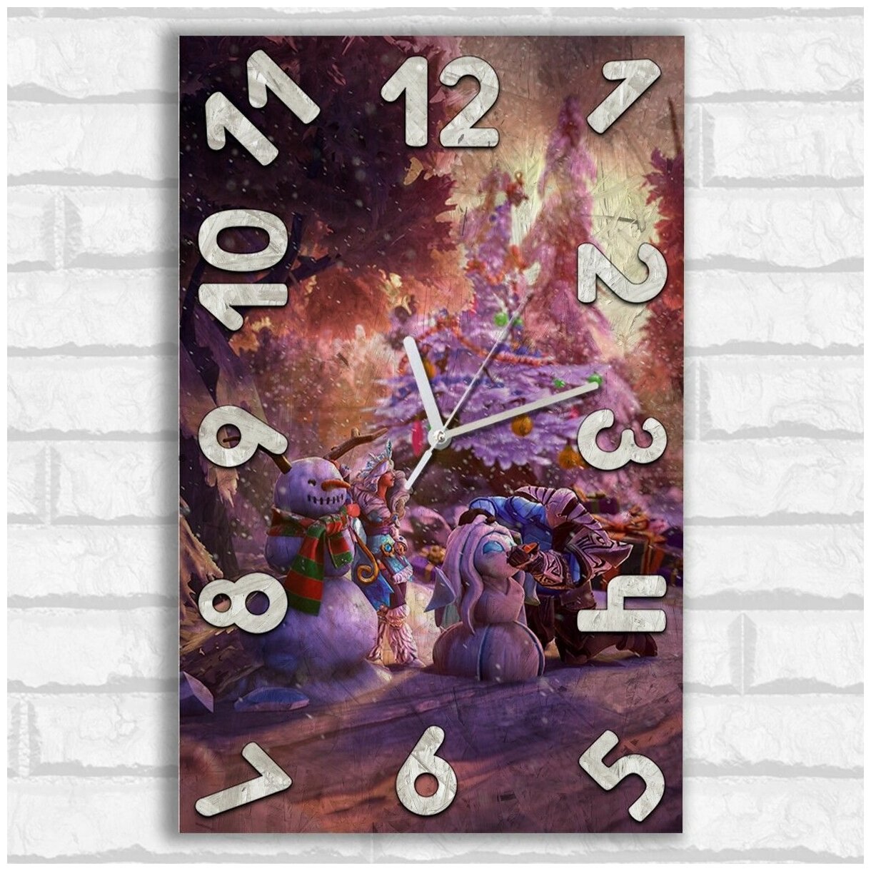 Настенные бесшумные часы ОСП игры дота 2, dota 2 - 6017