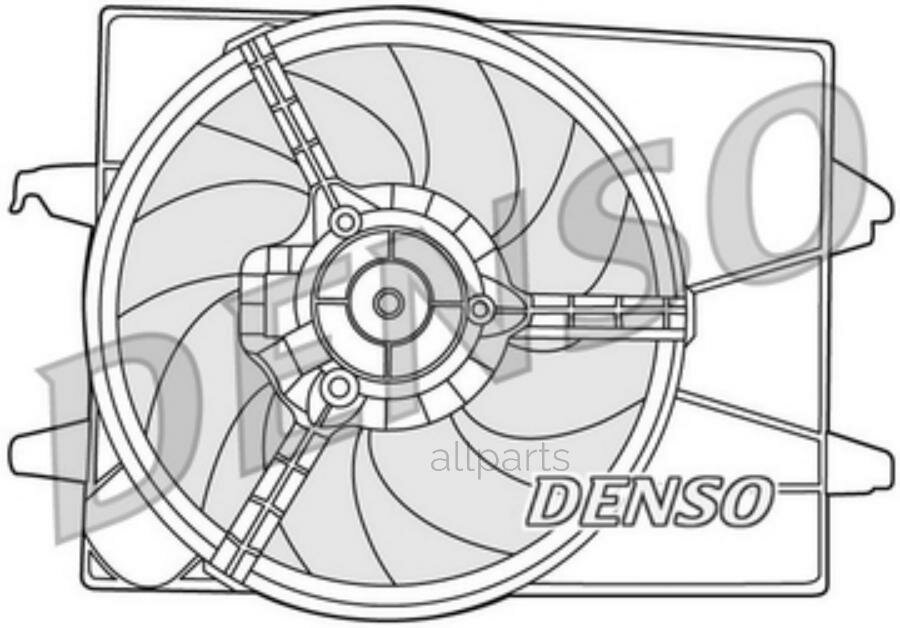 DENSO DER10003 Вентилятор радиатора