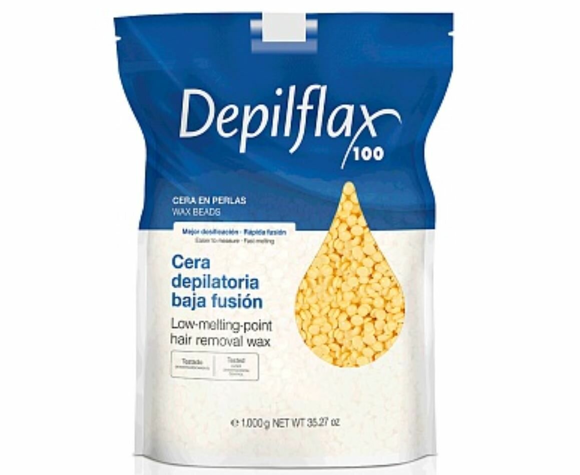 Depilflax Воск Горячий в гранулах Натуральный (пластичность 3AB) 1 кг