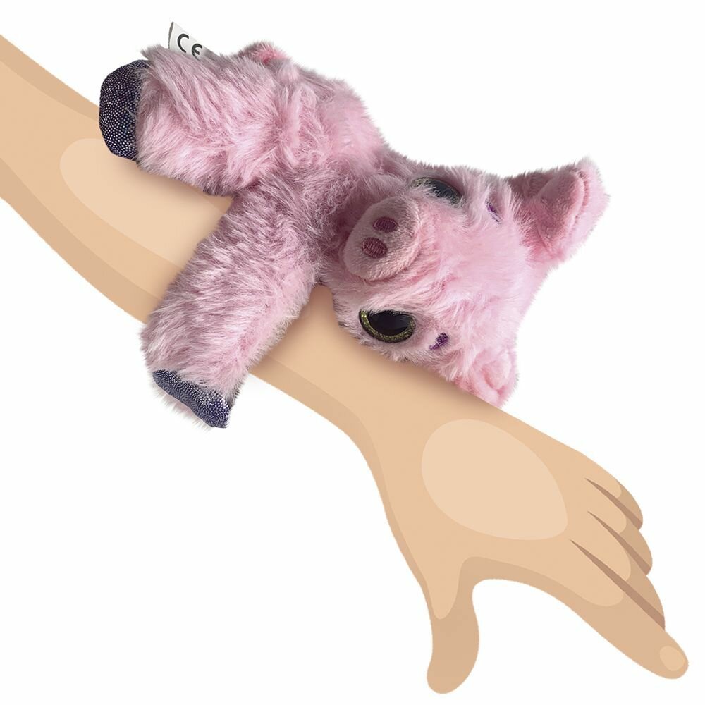 Мягкая игрушка браслет на руку Свинка