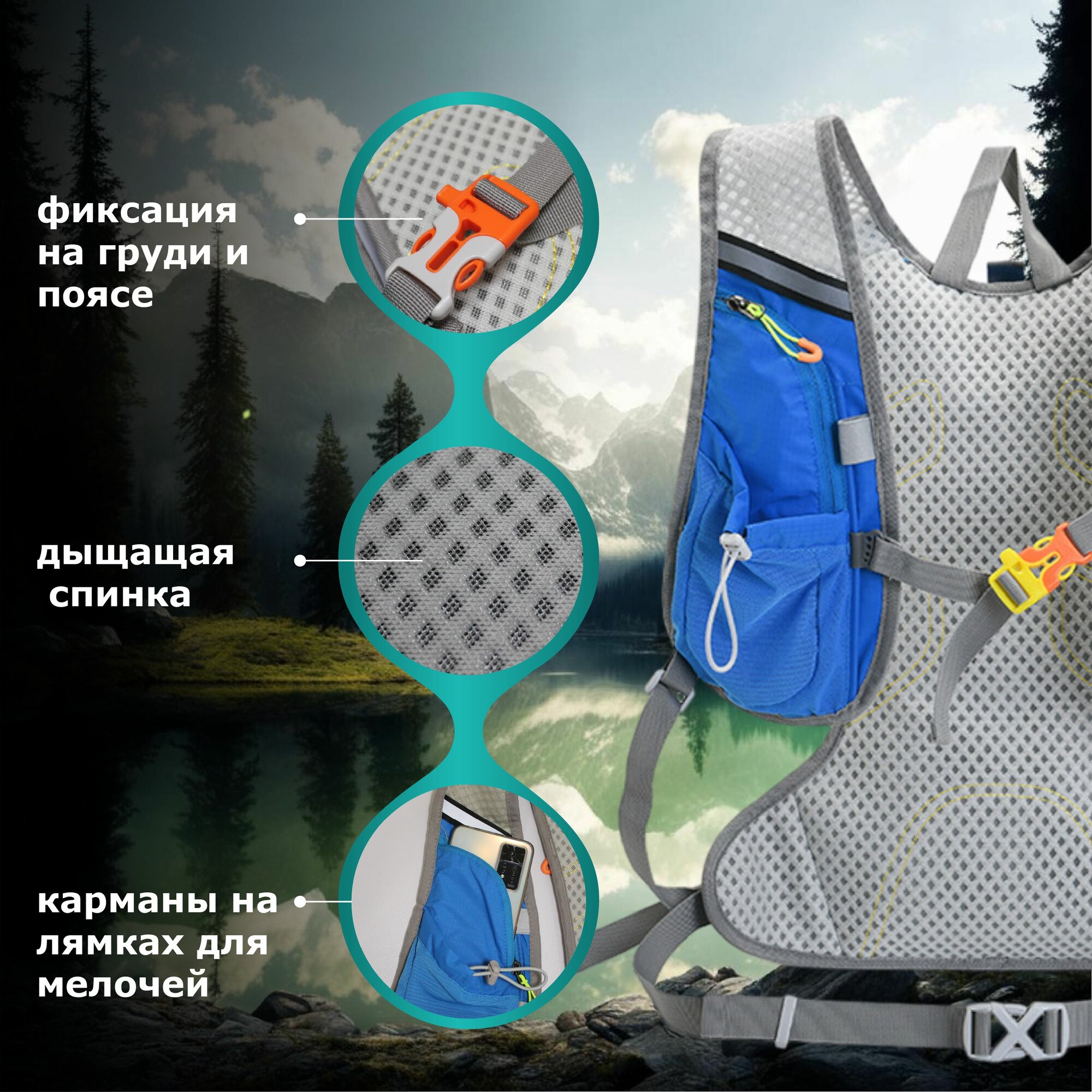 Cнезаменимым спутником для активного отдыха и спорта. Этот рюкзак — фото 1
