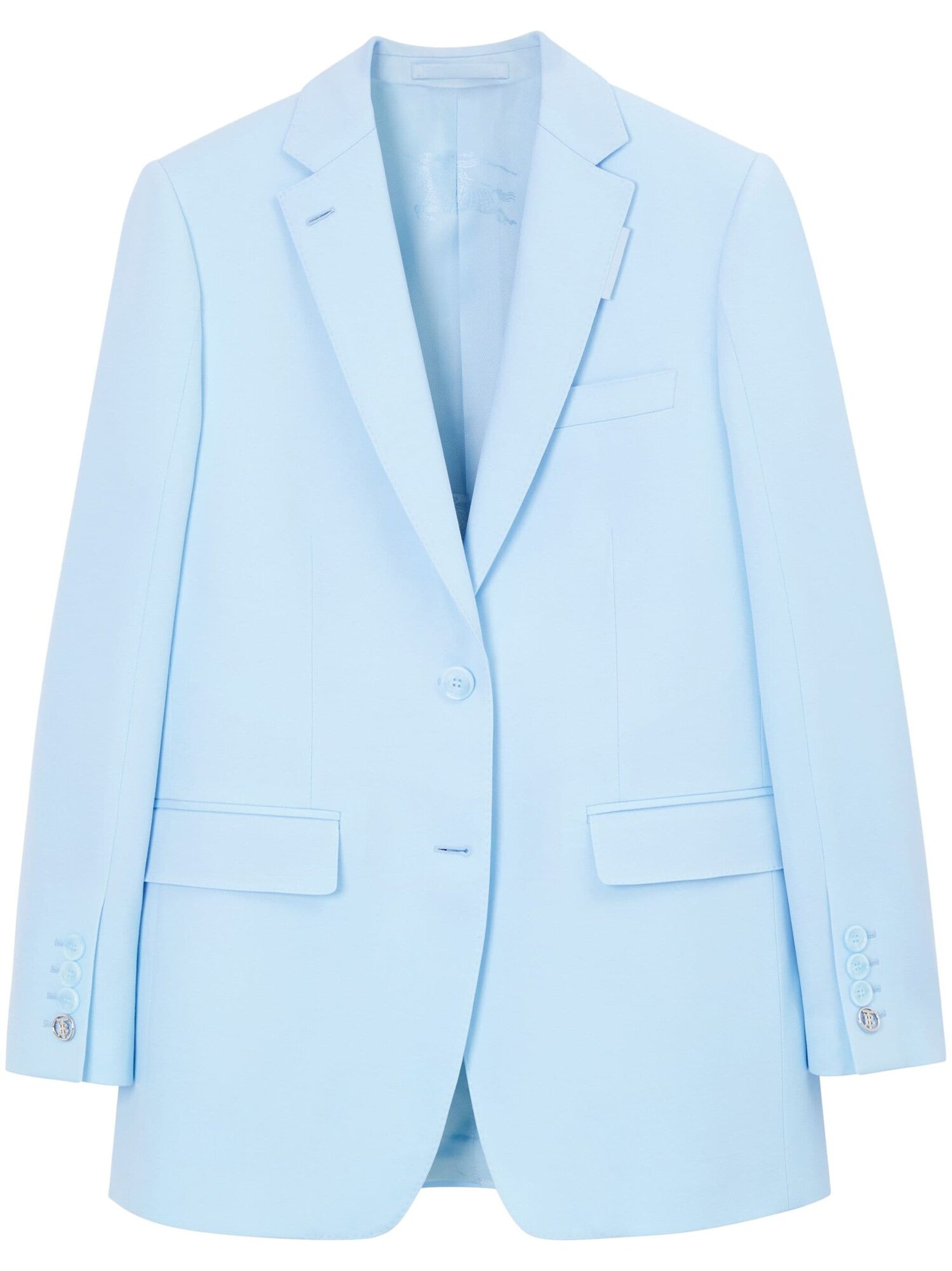 Пиджак Шерстяной однобортный блейзер