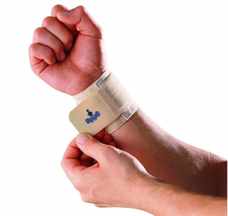 Бандаж на лучезапястный сустав, универсальный орро 2081 бежевый