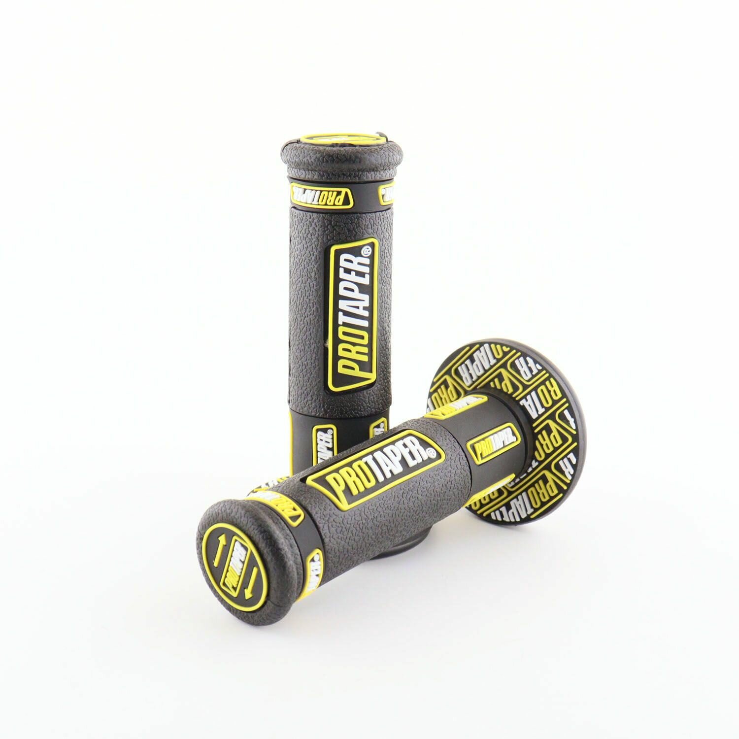 Ручка руля (цвет желтый) "PROTAPER", для мотоцикла, материал резина