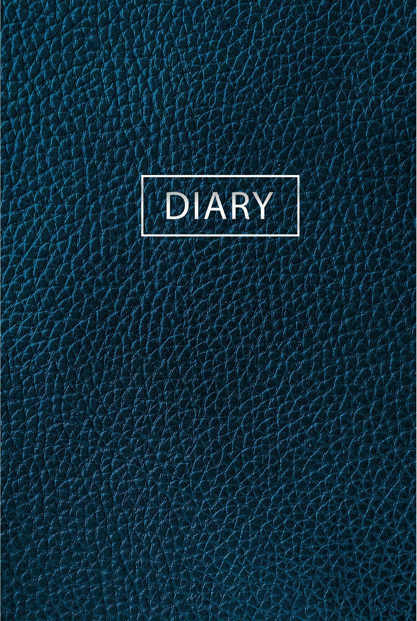 Ежедневник недатированный Leather. Blue, 128 листов, А5-