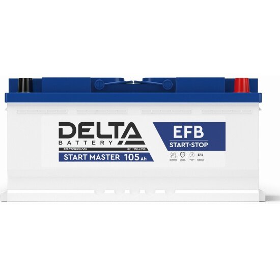 Аккумуляторная батарея Delta Battery DELTA START MASTER 105 Ah EFB