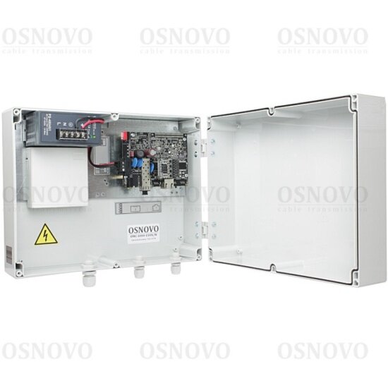 Уличный медиаконвертер Osnovo OMC-1000-11HX/W