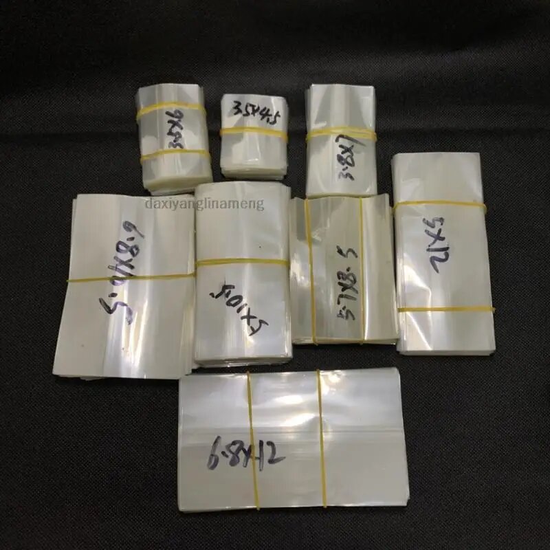 Термоусадочная пленка PVC 6.5x15.5cm для флаконов 5-50 мл, 200 шт