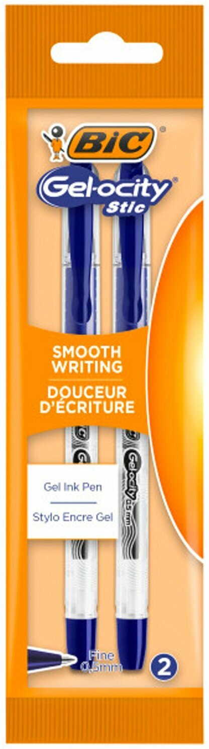 BIC Ручка "Джелосити Стик", 0.5 мм,(пак. 2шт)