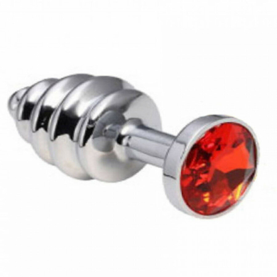 Плуг анальный со стразом, d 2.9 арт 8016