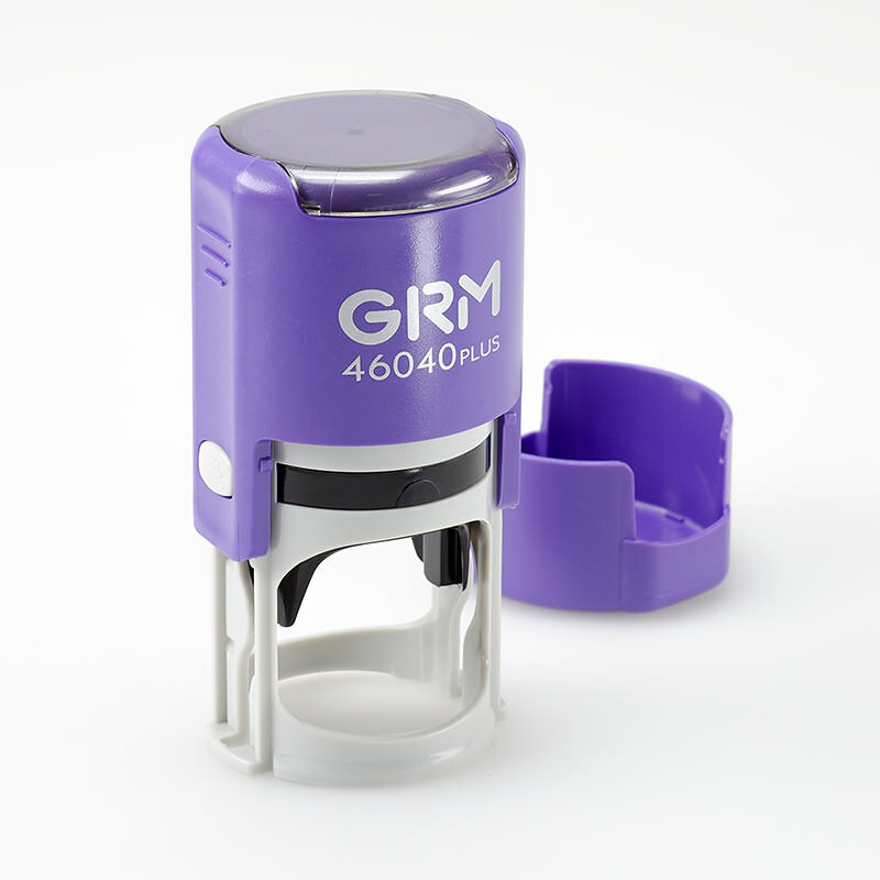 GRM 46040(R40) Plus. Оснастка для печати в боксе, д.40мм, фиолетовый корпус