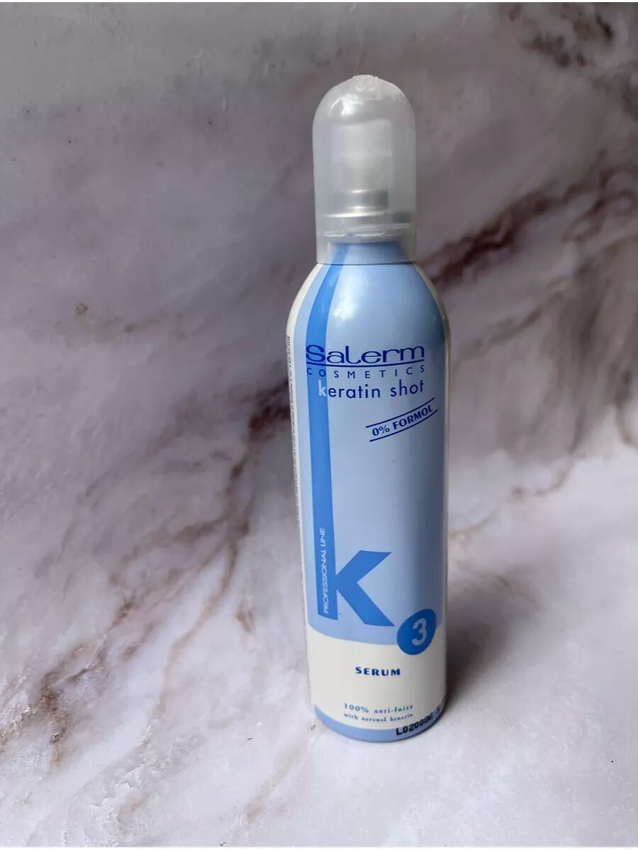 Сыворотка для волос Salerm "KERATIN SHOT", питание, увлажнение, 100мл