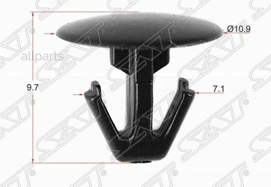 SAT ST-KJ-1070 Клипса (фиксатор HONDA (Продажа по 10шт))