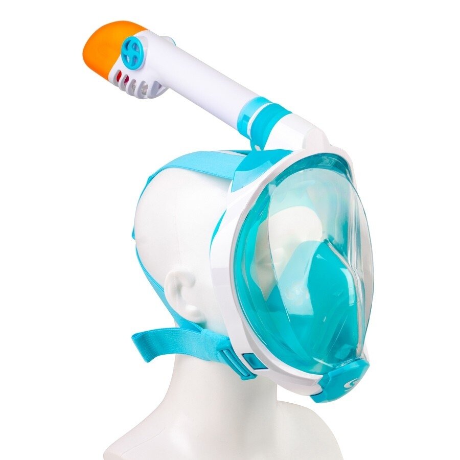 Маска Scorpena Swim полнолицевая бирюзовый S