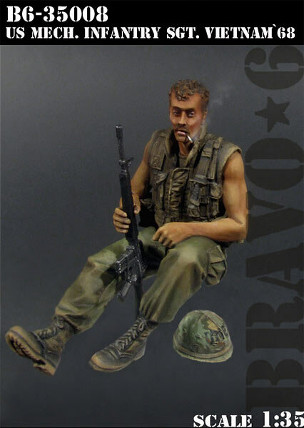 B6-35008 Bravo 6 Фигурка U.S. Mech.Infantry Sgt. Vietnam`68 1/35