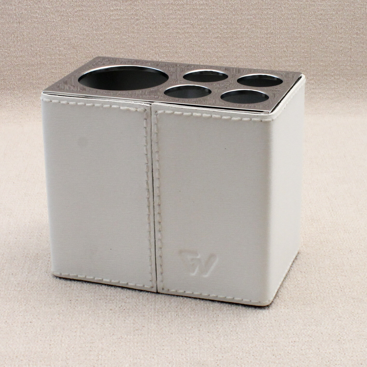 Стакан настольный с крышкой WINDISCH BOX KENIA 83418B белый 60x100h90