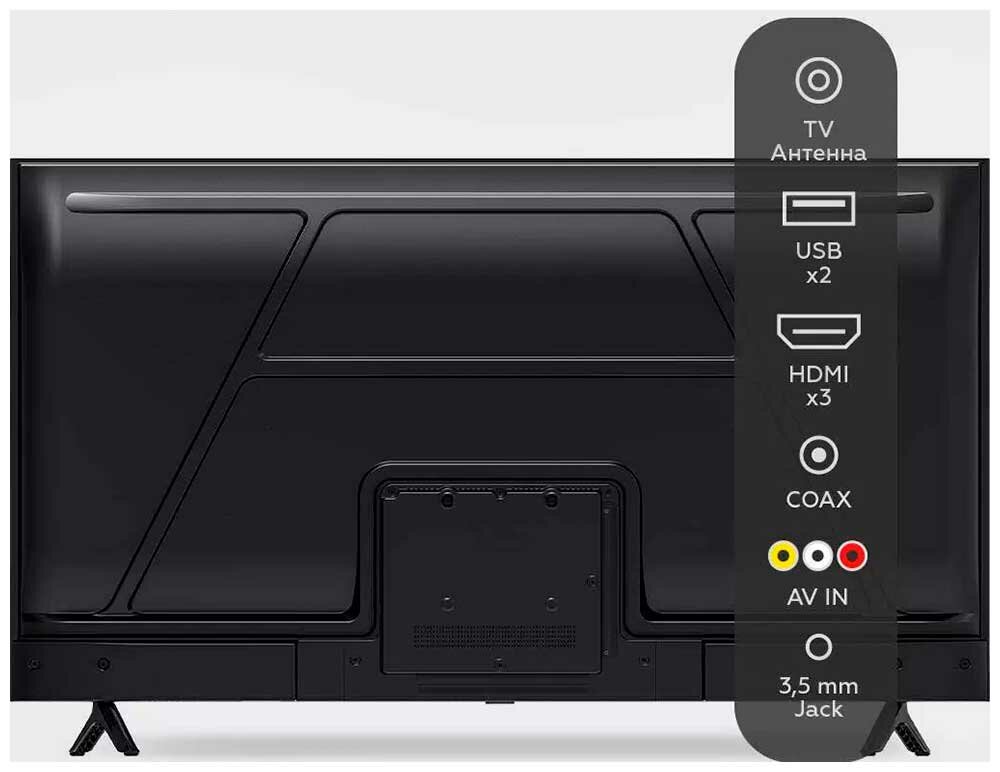 Телевизор BQ 42F06B, Black — фото 1