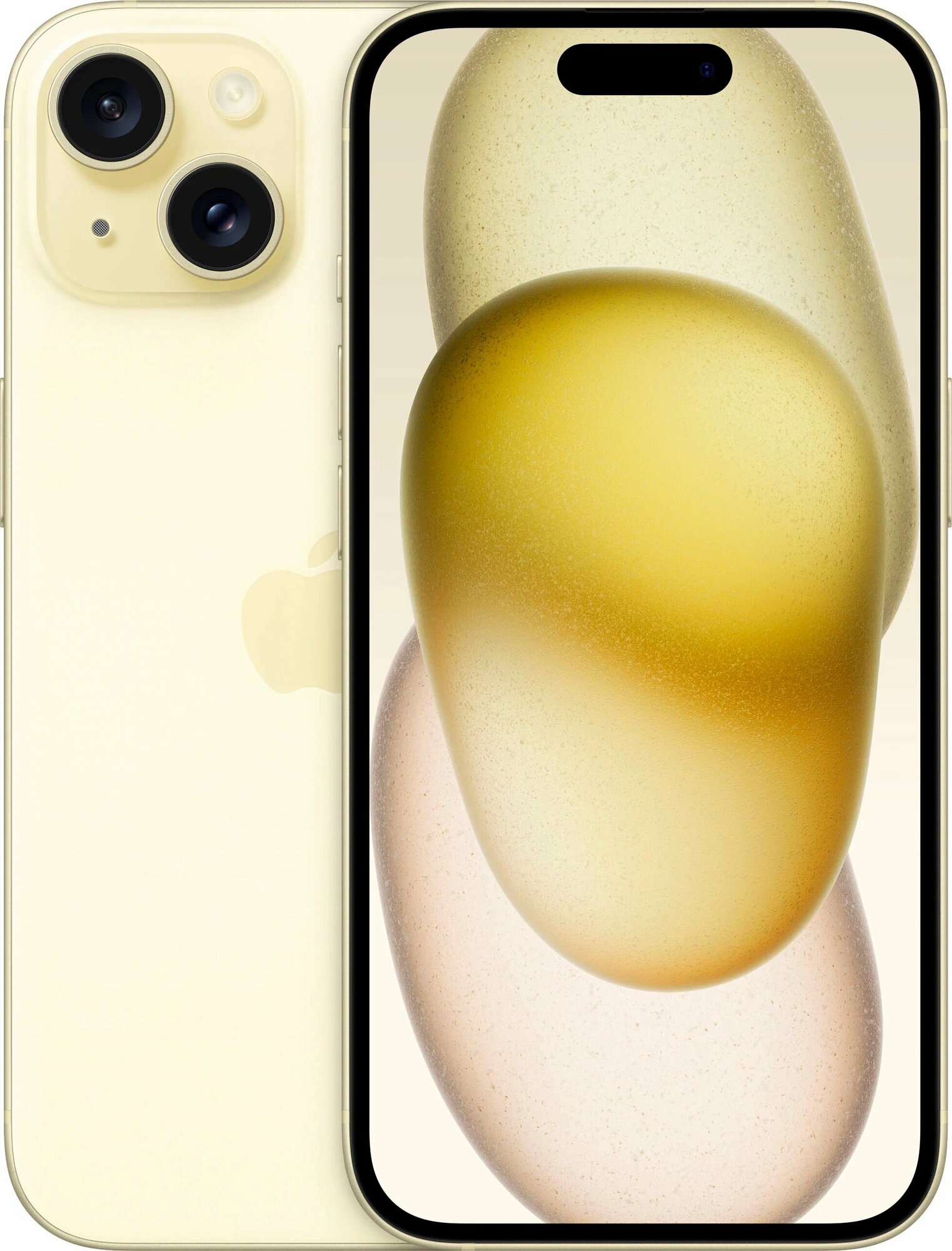 Apple iPhone 15 Plus 256 GB, Dual: nano SIM + eSIM, Yellow (желтый)