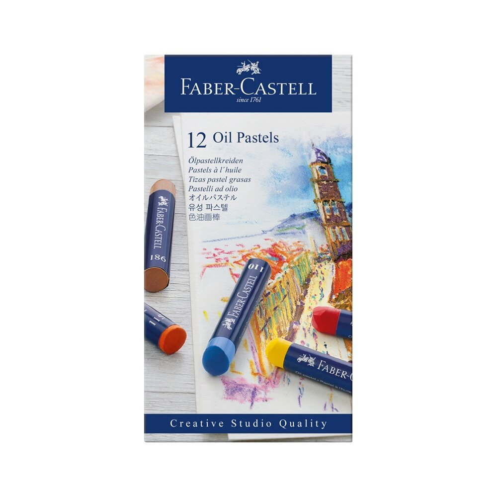 Faber-Castell 127012 Пастель масляная faber-castell oil pastels, 12 цветов, картон. упаковка (6 шт.)
