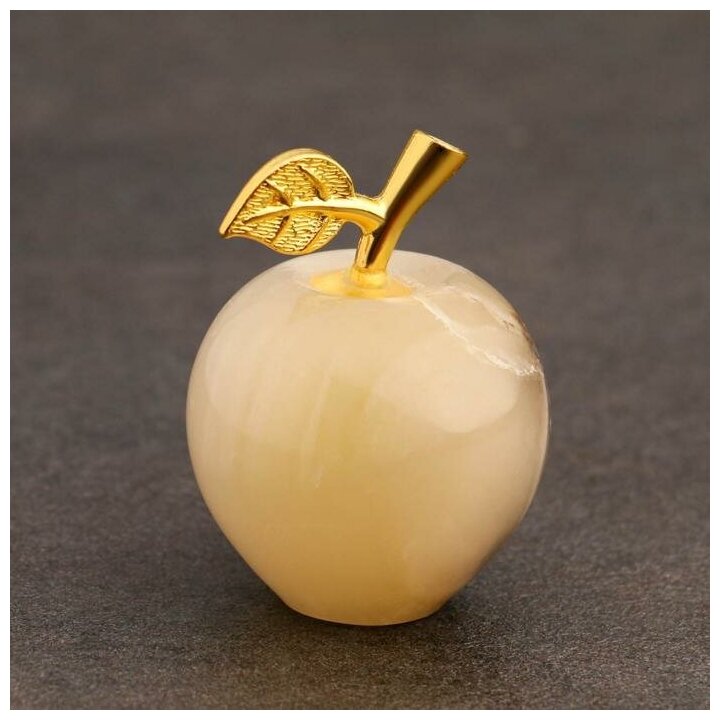 Сувенир «Яблоко», 3,8 см, оникс