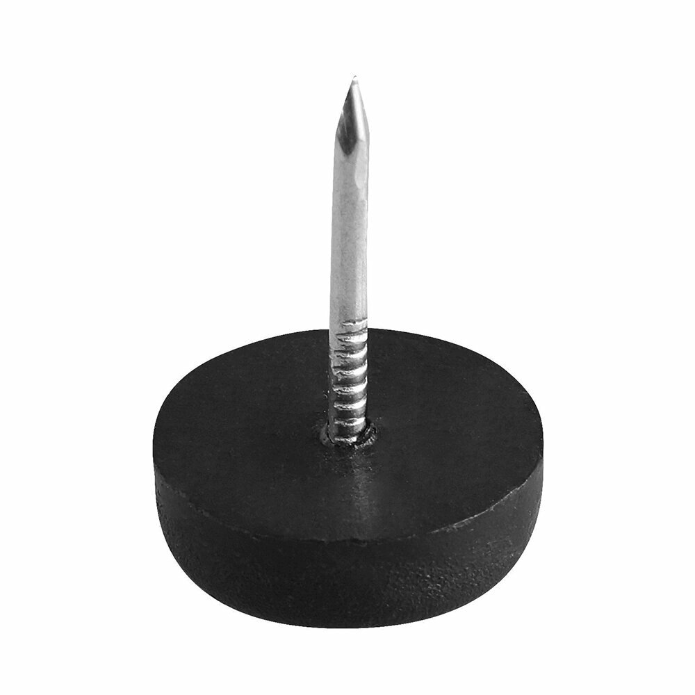 Подпятник для мебели на гвозде черный 20 шт