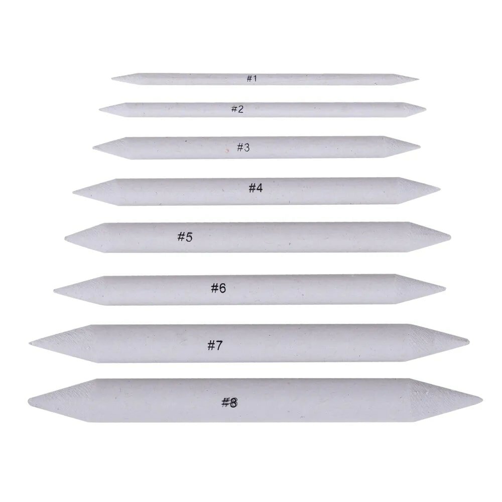 Растушевщик бумажный, набор 8 штук