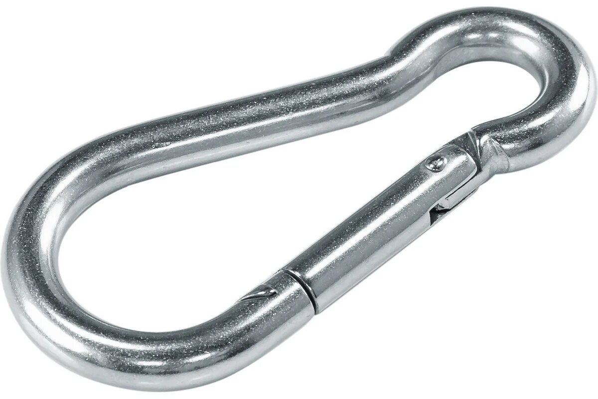 Insparion пожарный карабин d4 DIN 5299 C, прочный стальной узел 1 шт для эксплуатации