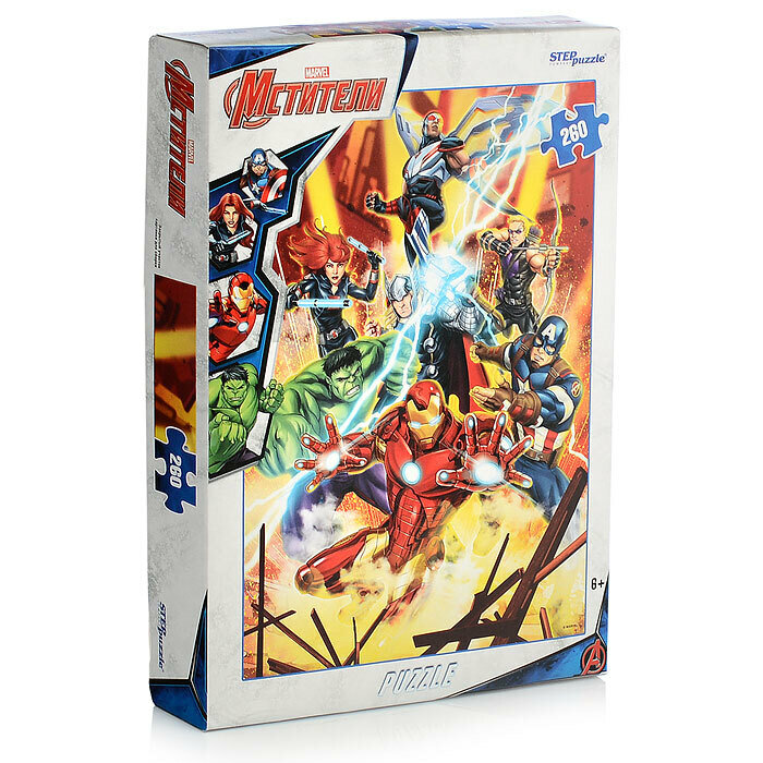 Пазлы Step Puzzle 260 элементов "Черная вдова" Marvel (95114)