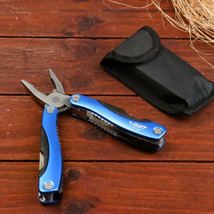 Мультитул Мастер К 10 в1 красный (?)