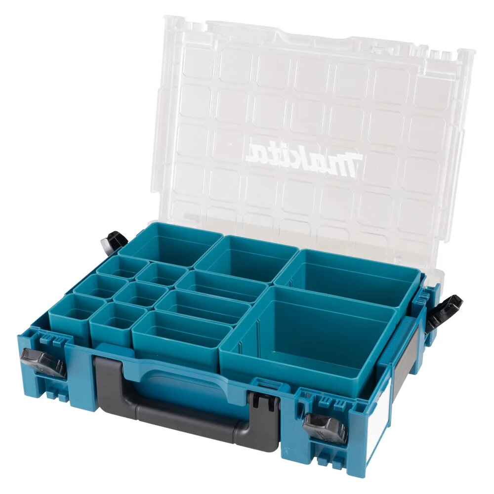 Кейс с органайзером Makita MAKPAC тип 1x105 395x295, для хранения аксессуаров