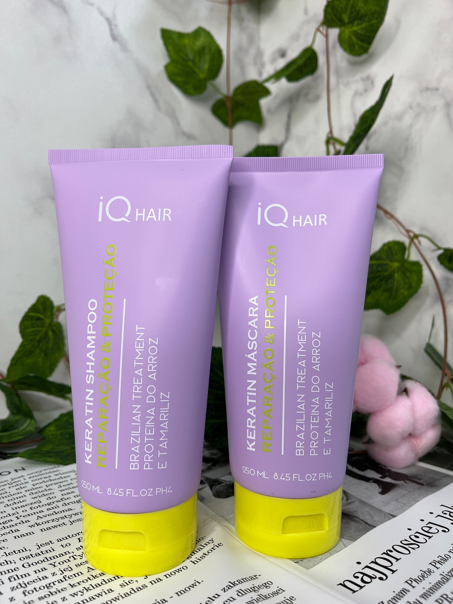 IQ Hair Reparaçãoe Proteção Шампунь + маска Реконструкция и защита 250 мл/250 мл
