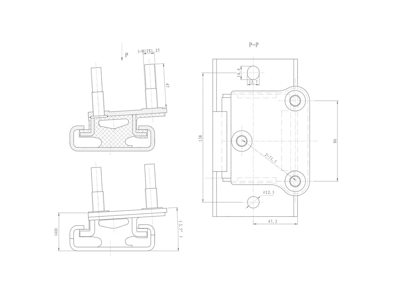 UNIO RMP-15090 (113201LA0A / 113201LA1A / 11320EB302) опора двигателя задняя Nissan (Ниссан) navara (d23) 15-, Pathfinder (Патфайндер)