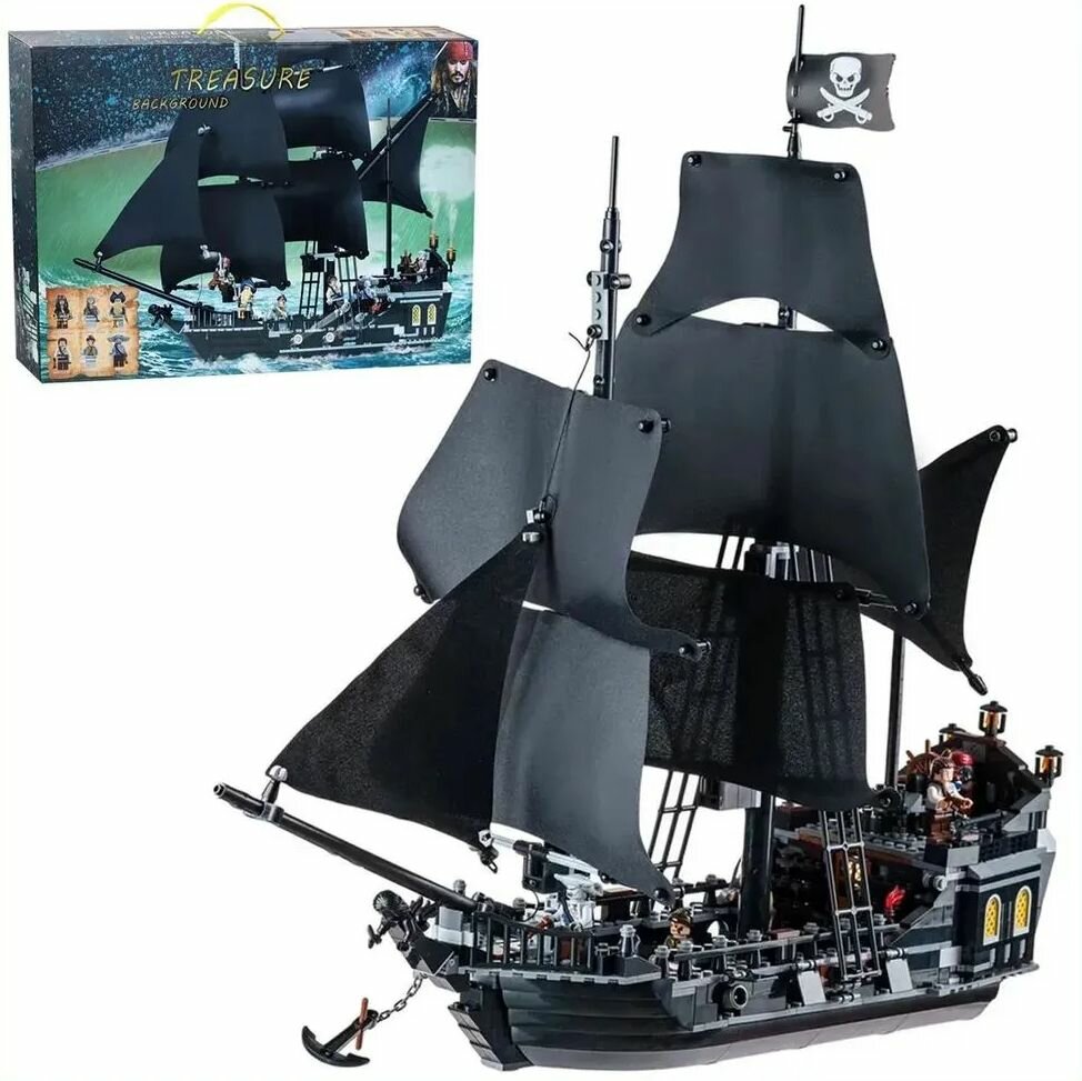 Конструктор Пираты Карибского моря Черная жемчужина / 804 детали