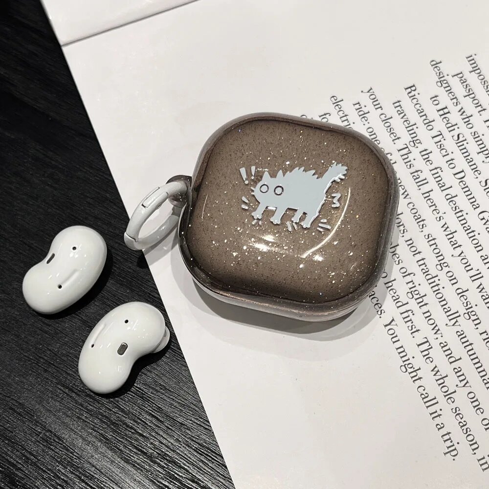 Чехол для наушников Samsung Galaxy Buds 2 Pro милый мультяшный for Buds Live, D